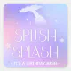 Splish Splash Whimsical Sparkly Mermaid Birthday Square Sticker | Zazzle