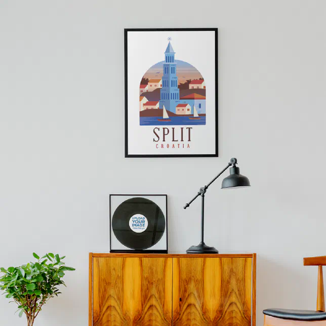 Split Croatia Dalmatia Vintage Poster | Zazzle