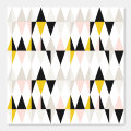 Split Geometric Triangle Pattern Wallpaper | Zazzle