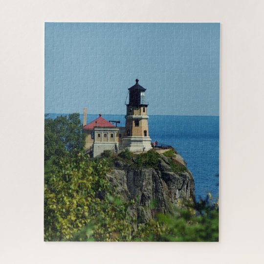 Split Rock Lighthouse Jigsaw Puzzle | Zazzle.com