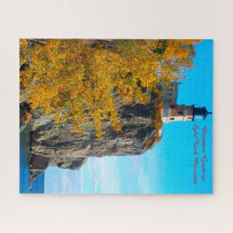 Split Rock Lighthouse Lake Superior. Jigsaw Puzzle | Zazzle