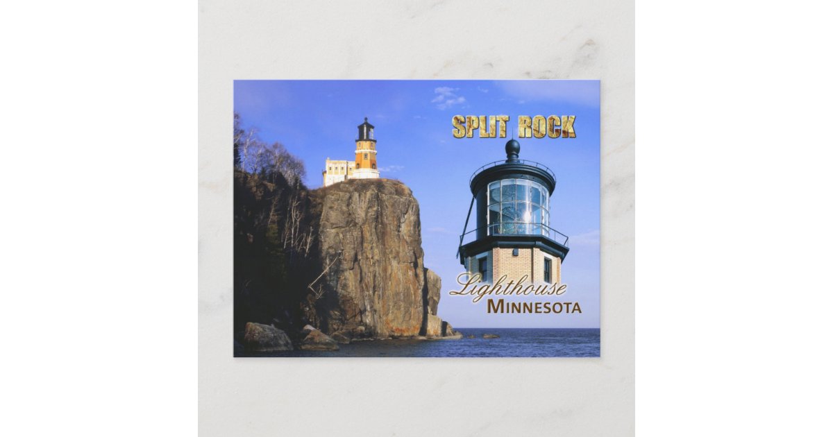 Split Rock Lighthouse, Minnesota Postcard | Zazzle