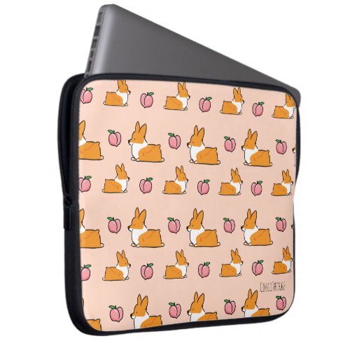 Sploot Corgi Laptop Case | Zazzle
