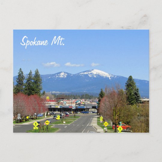 Spokane Mountain Postcard | Zazzle.com