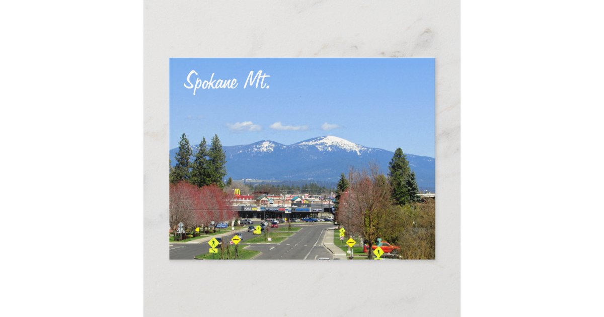 Spokane Mountain Postcard | Zazzle