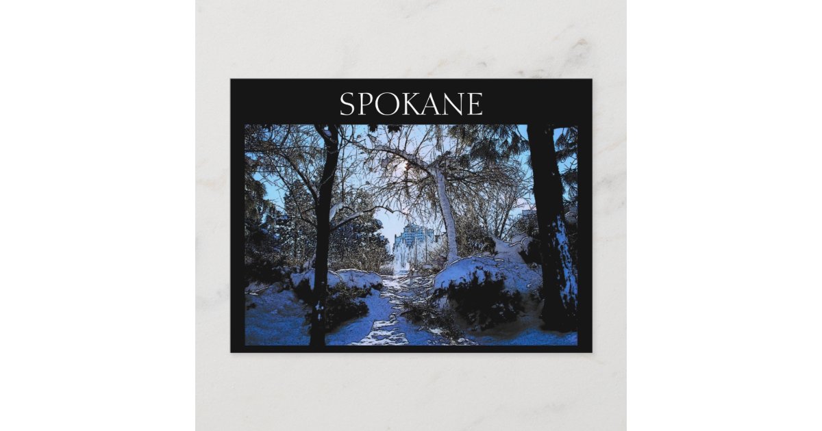 Spokane Postcard | Zazzle