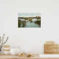 Spokane, WA - View of Middle Falls & River Poster | Zazzle