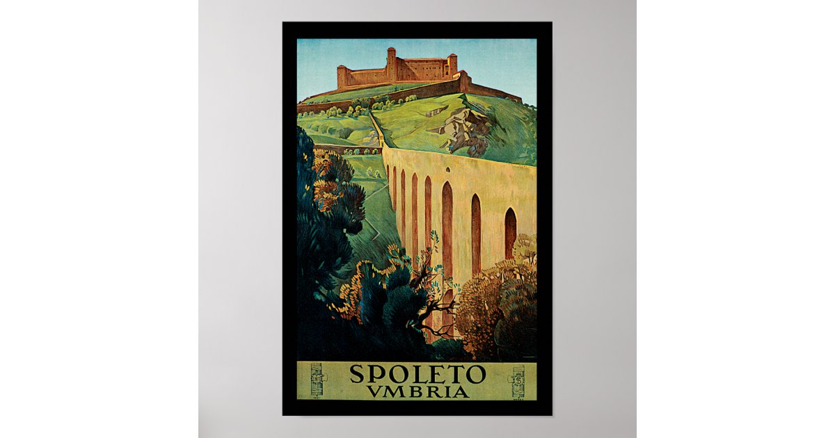 Spoletto ~ Umbria Poster | Zazzle