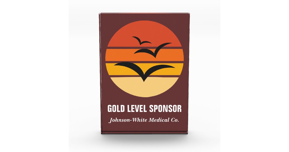 Sponsorship Recognition and Appreciation Award | Zazzle