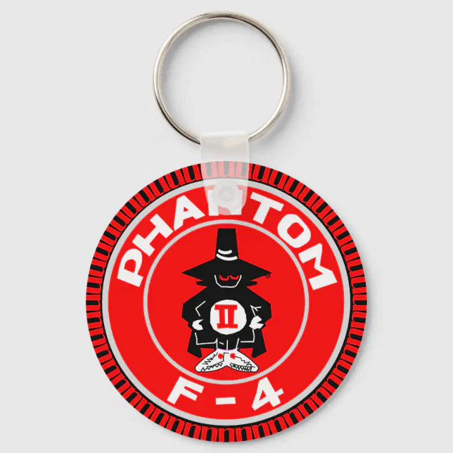 SPOOK PATCH, F-4, "Phantom" Keychain | Zazzle