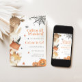 Spook-tacular Halloween Birthday Invitation | Zazzle