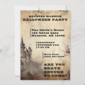 Spooktacular Creepy Mansion Halloween Party Invitation | Zazzle