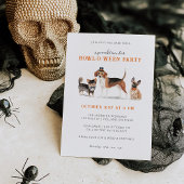 Spooktacular Dog Halloween Party Invitation | Zazzle
