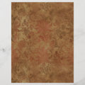 Spooky Autumn Gothic Scrapbook Paper Sheet | Zazzle