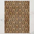 Spooky Autumn Gothic Scrapbook Paper Sheet | Zazzle