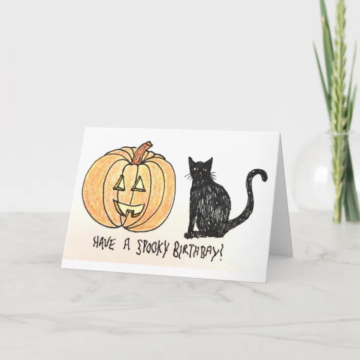 Spooky Birthday Card | Zazzle