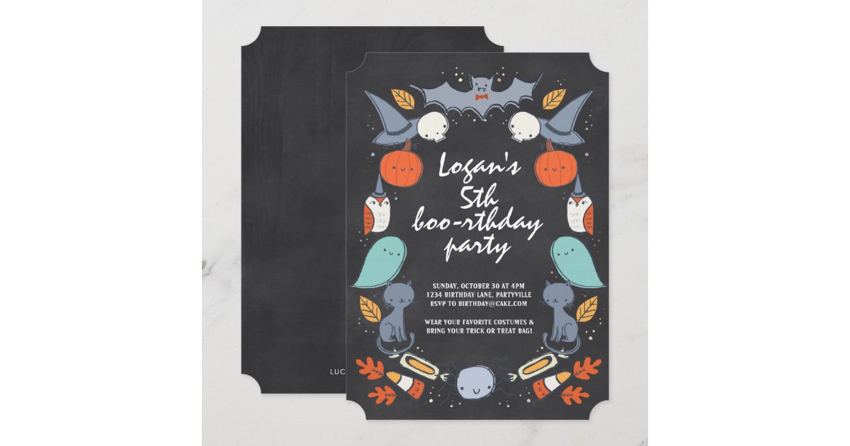 Spooky Costume Birthday Party Invitation | Zazzle