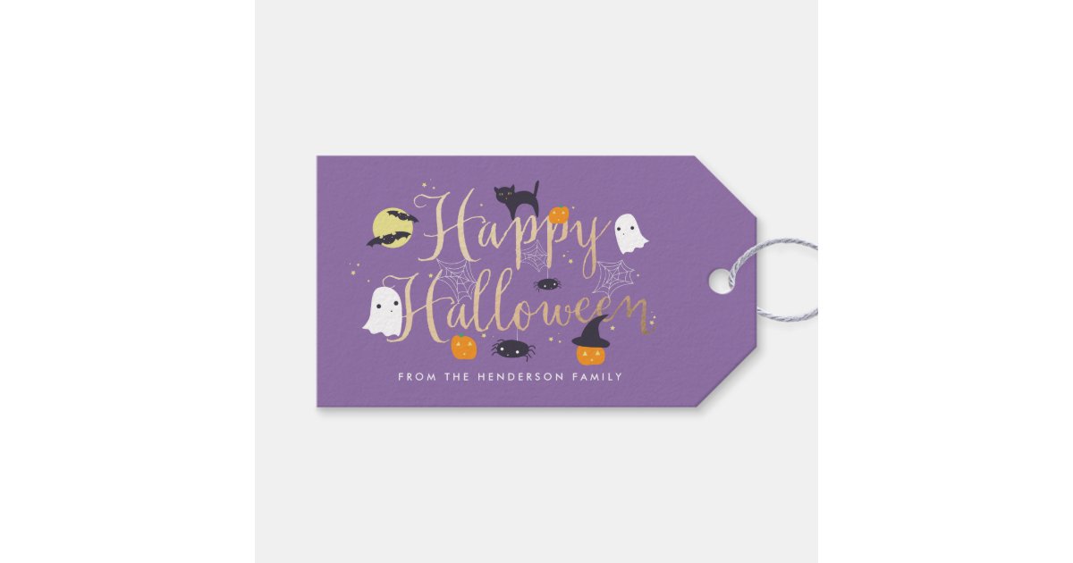 Spooky Critters Halloween Gift Tags | Zazzle