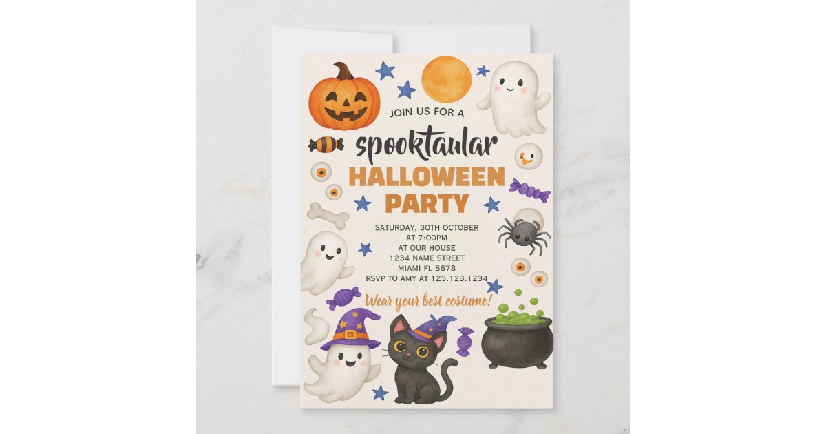 Spooky Fair Theme Invitation | Zazzle