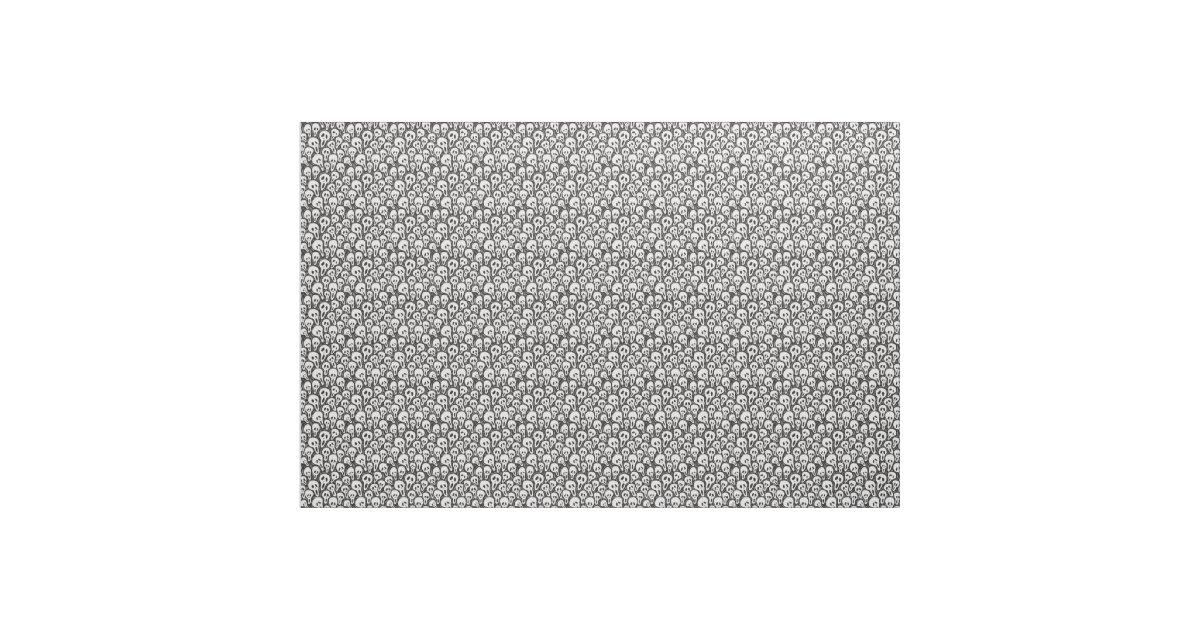 Spooky Ghost Pattern Fabric | Zazzle