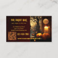 Spooky Graveyard Halloween Business Card | Zazzle