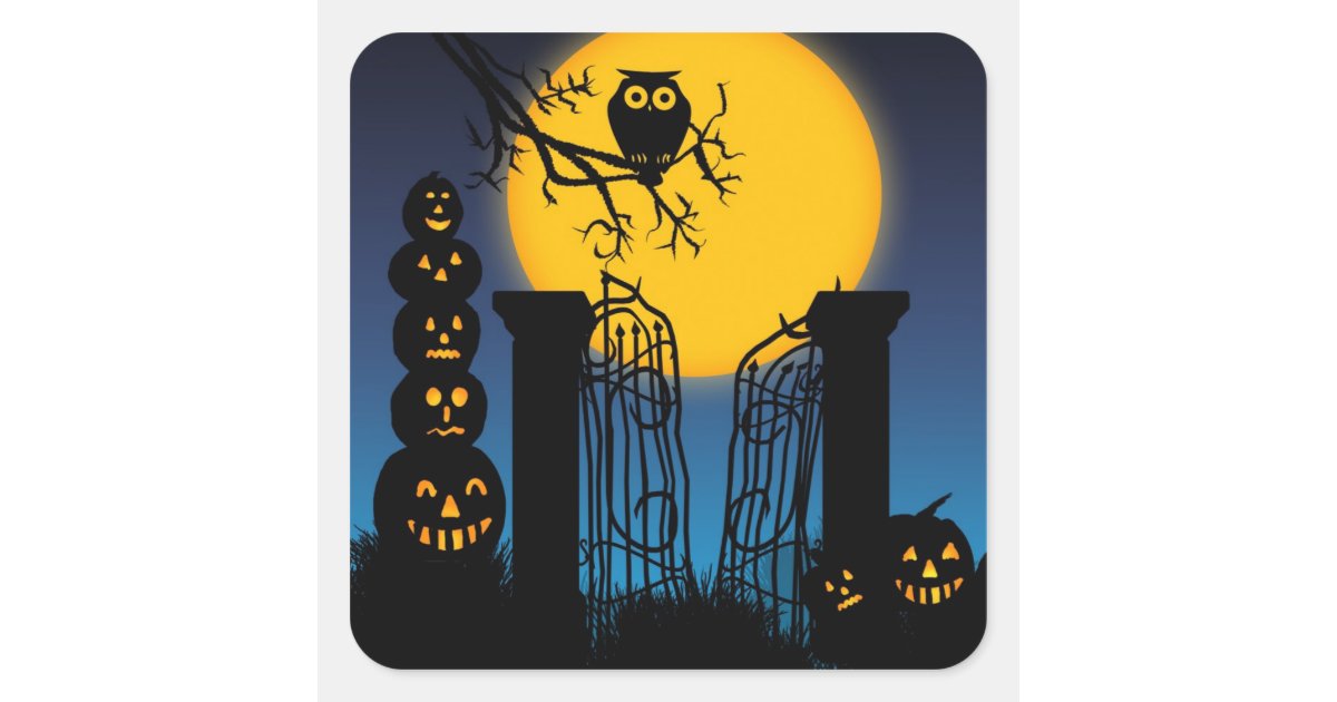 Spooky Halloween 4 Sticker | Zazzle