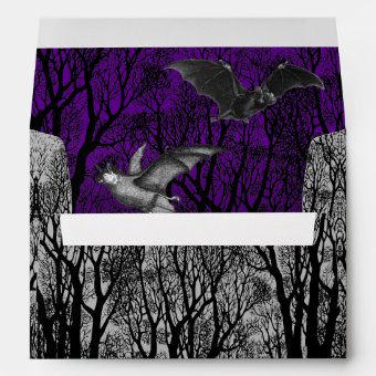 Spooky Halloween A7 Envelopes | Zazzle