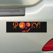 Spooky Halloween Bumper Sticker | Zazzle