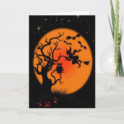 Spooky Halloween Card | Zazzle