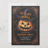 Spooky Halloween Costume Party Invitation | Zazzle
