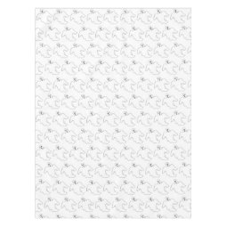 Spooky Halloween Party Ghost Print Decor Tablecloth | Zazzle