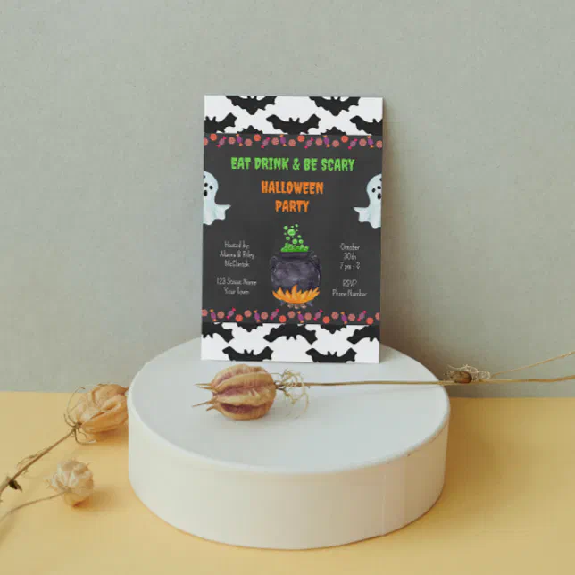 Spooky Halloween Party Invitation | Zazzle