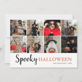 Spooky Halloween Photo Card | Zazzle