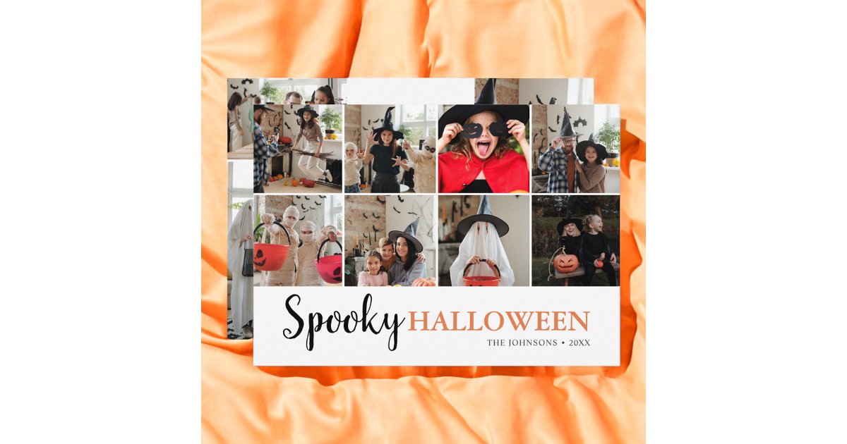 Spooky Halloween Photo Card | Zazzle