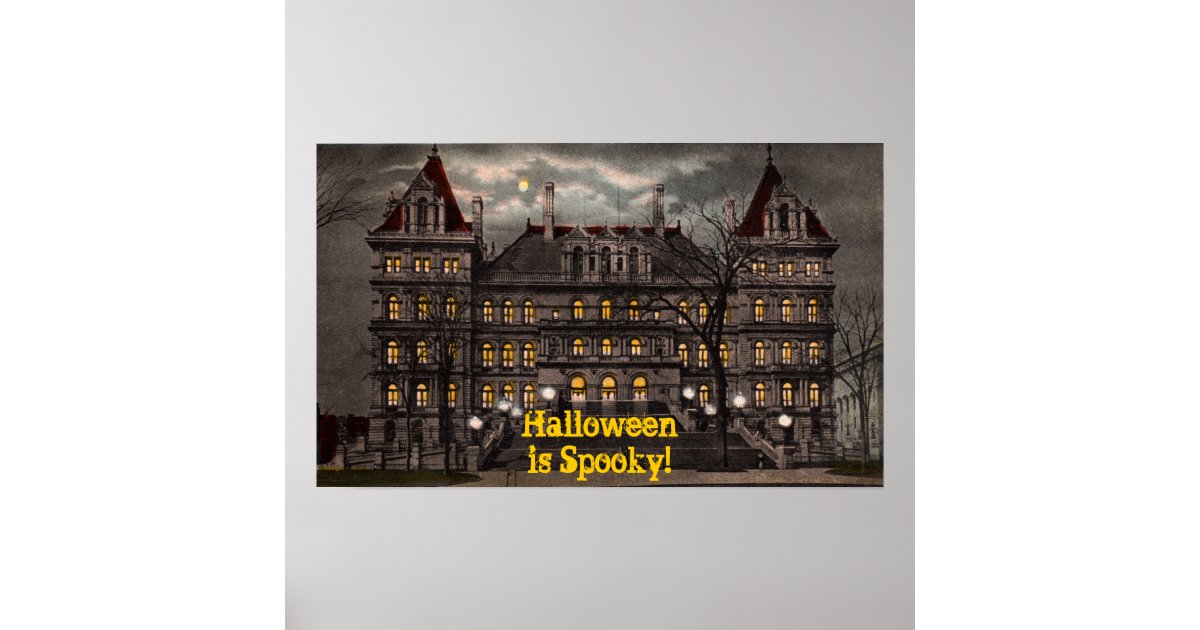 Spooky Halloween Poster | Zazzle