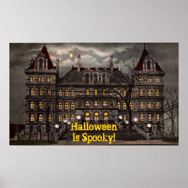 Spooky Halloween Poster | Zazzle