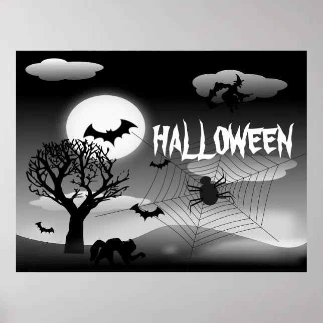 spookY halloween poster | Zazzle