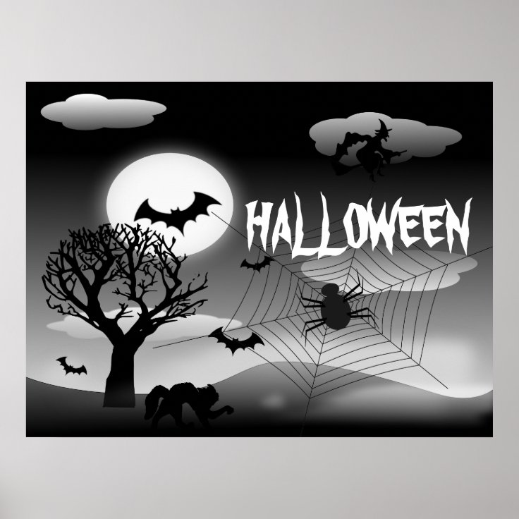 spookY halloween poster | Zazzle