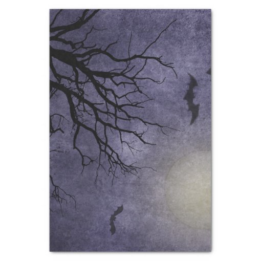 Spooky Halloween Prints Tissue Paper | Zazzle