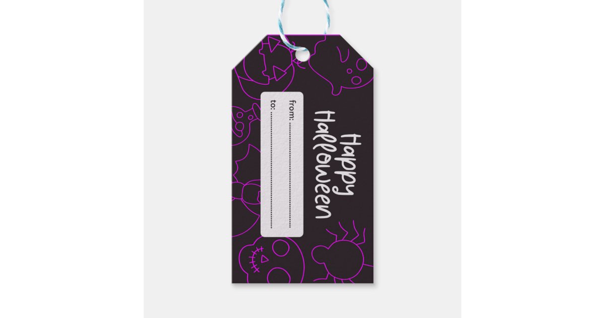 Spooky Halloween Treat Label | Zazzle