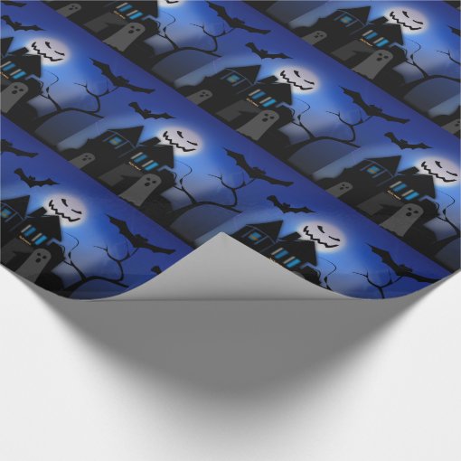 Spooky Halloween Wrapping Paper | Zazzle
