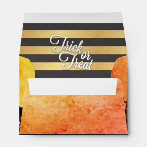 Spooky Haunted House Costume Night Sky Halloween Envelope | Zazzle