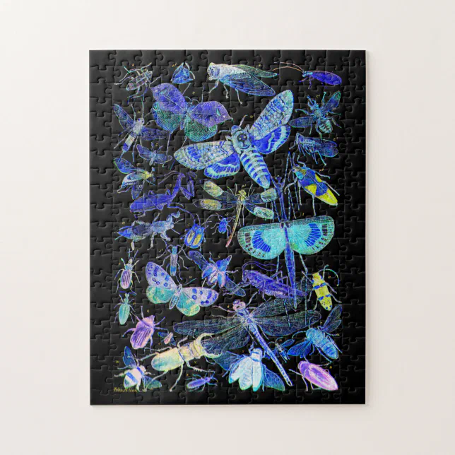 Spooky Insects Jigsaw Puzzle | Creepy Crawlies | Zazzle