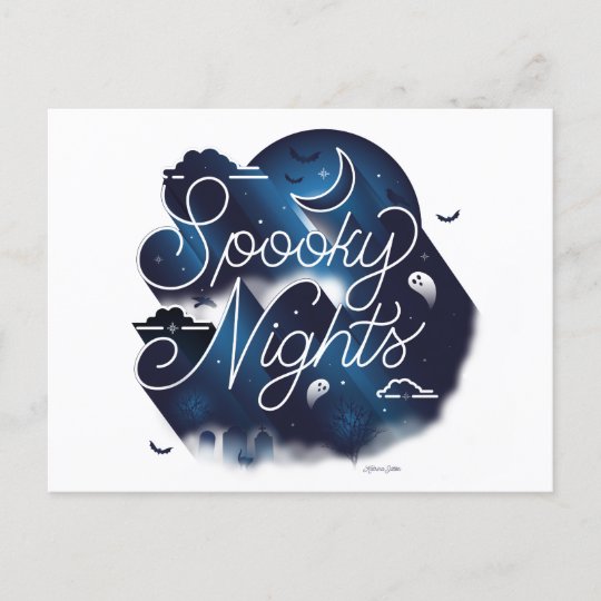 Spooky Nights / Postcard | Zazzle.com