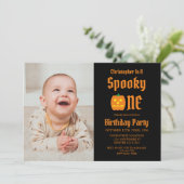 Spooky One 1st Birthday Invitation | Zazzle