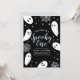 Spooky One Blue Ghost Halloween 1st Birthday Invitation | Zazzle