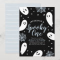 Spooky One Blue Ghost Halloween 1st Birthday Invitation | Zazzle