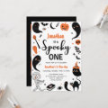 Spooky One Boy Halloween 1st Birthday Invitation | Zazzle