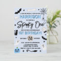 Spooky One! Boys Halloween 1st Birthday Invitation | Zazzle