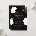 Spooky One Ghost 1st Birthday Invitation | Zazzle